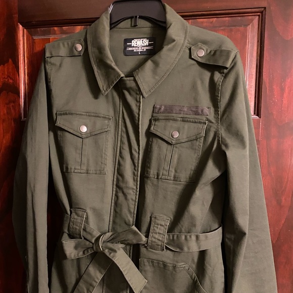 Rewash | Jackets & Coats | Rewash Army Green Spring Jacket New Without ...